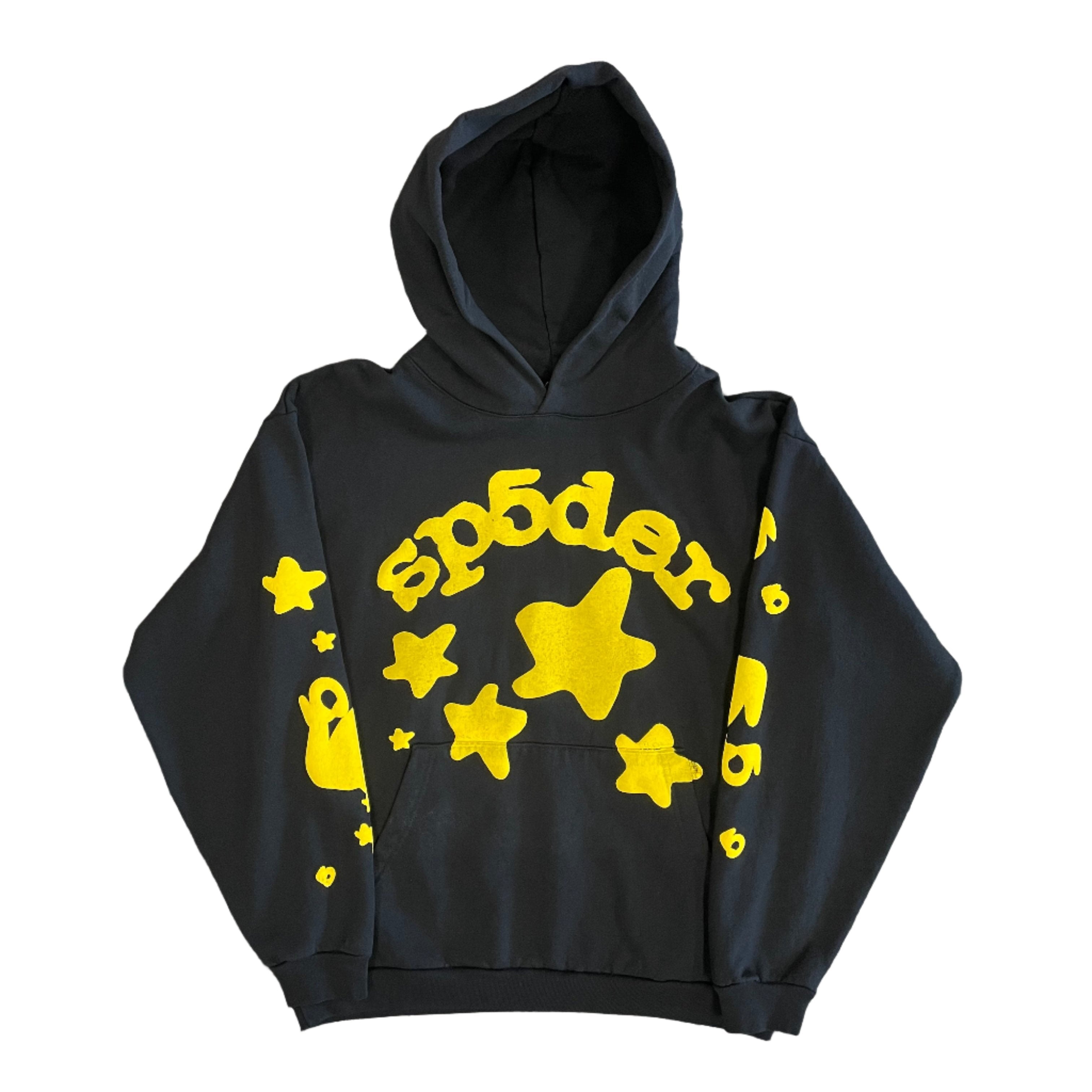 Sp5der Black Yellow Beluga Hoodie – The Atelier