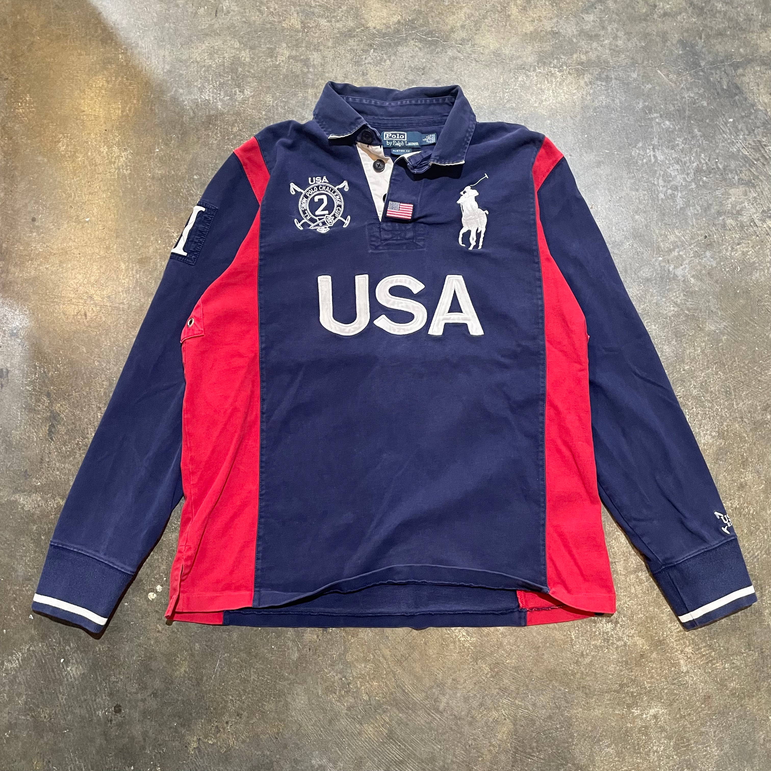 USA Polo Navy Rugby Shirt – The Atelier