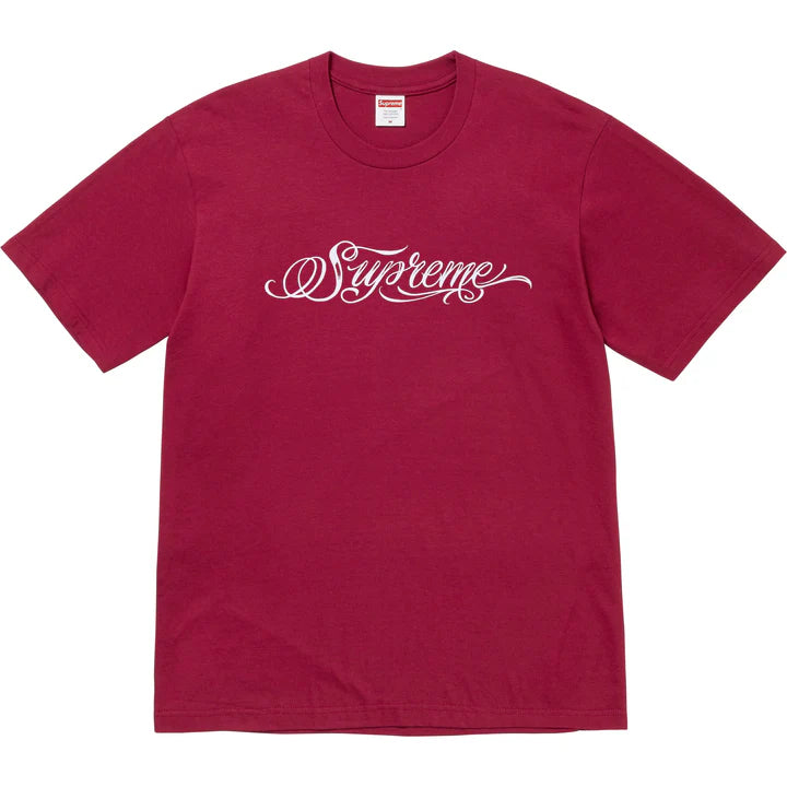 Supreme Script Cardinal Tee – The Atelier